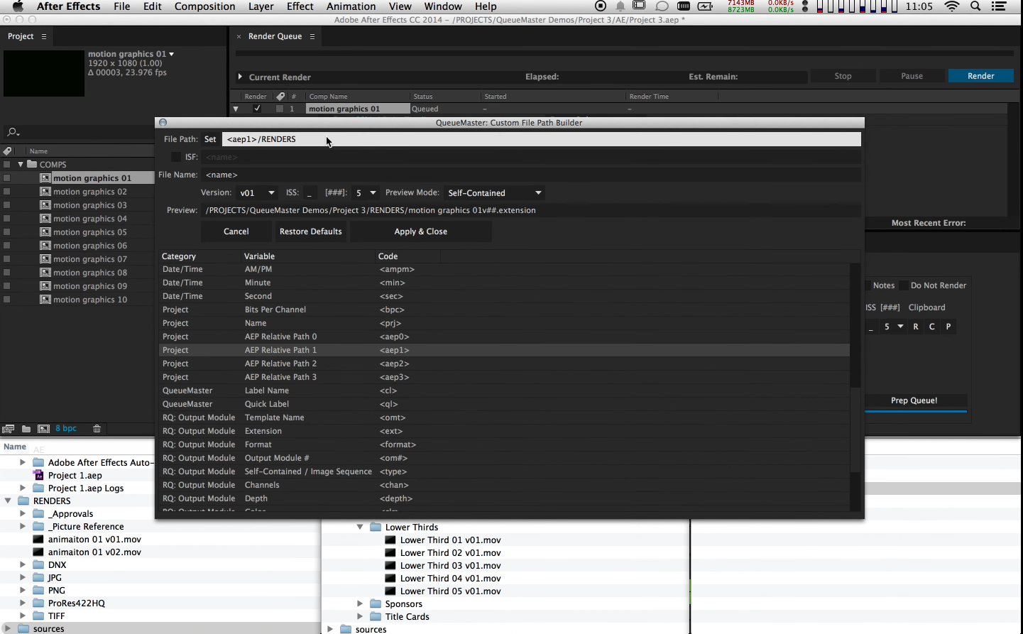 Aescripts - QueueMaster Download v1.13 (Win, Mac)