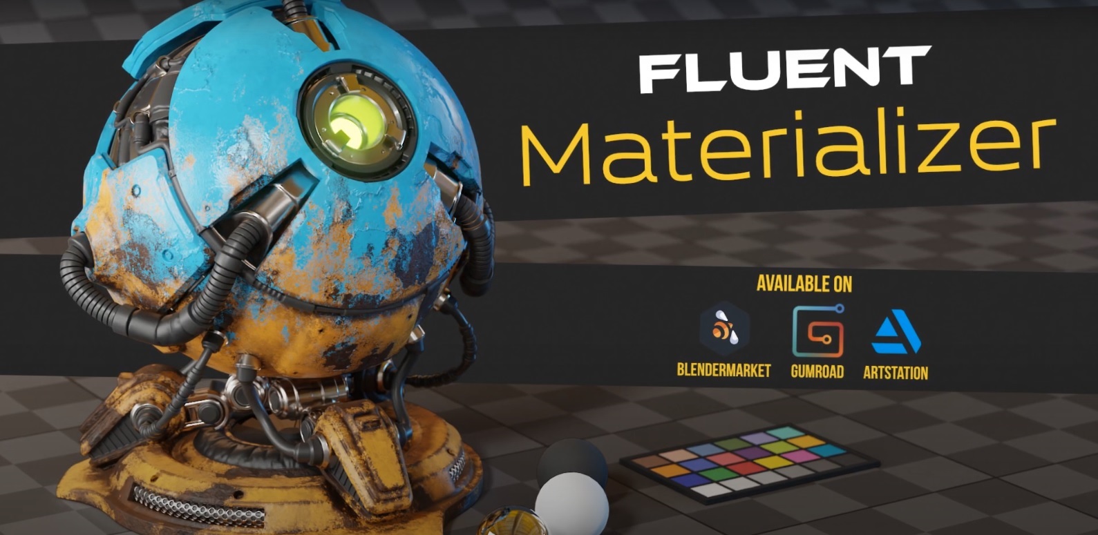 Blender - Fluent Materializer Download v1.9.3 (Material Tool Suite)