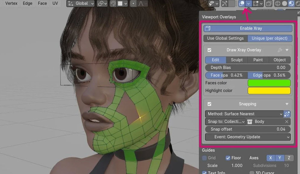 Gumroad - Draw Xray for Blender Download v4.2.3 (With Snapping option)