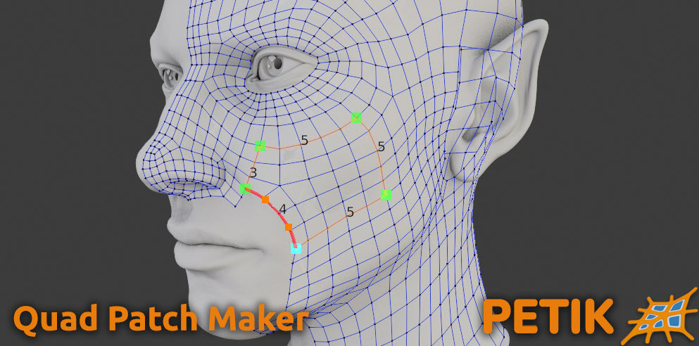 Blender - Petik Retopology Patch Maker Download v2.0.4